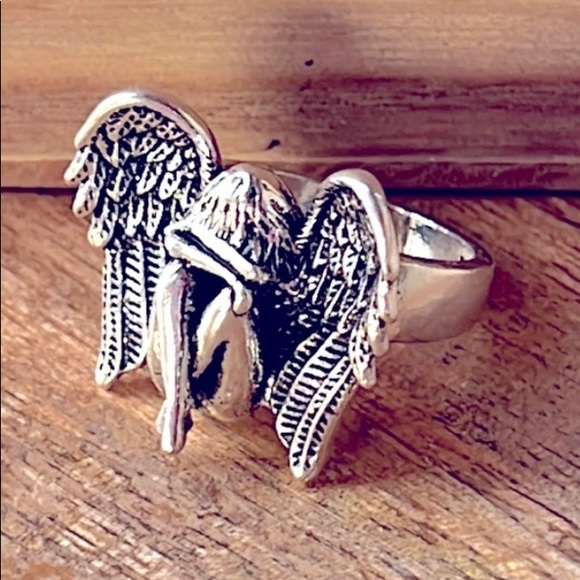 fierce_girl_956 | Jewelry | Guardian Angel Ring | Poshmark
